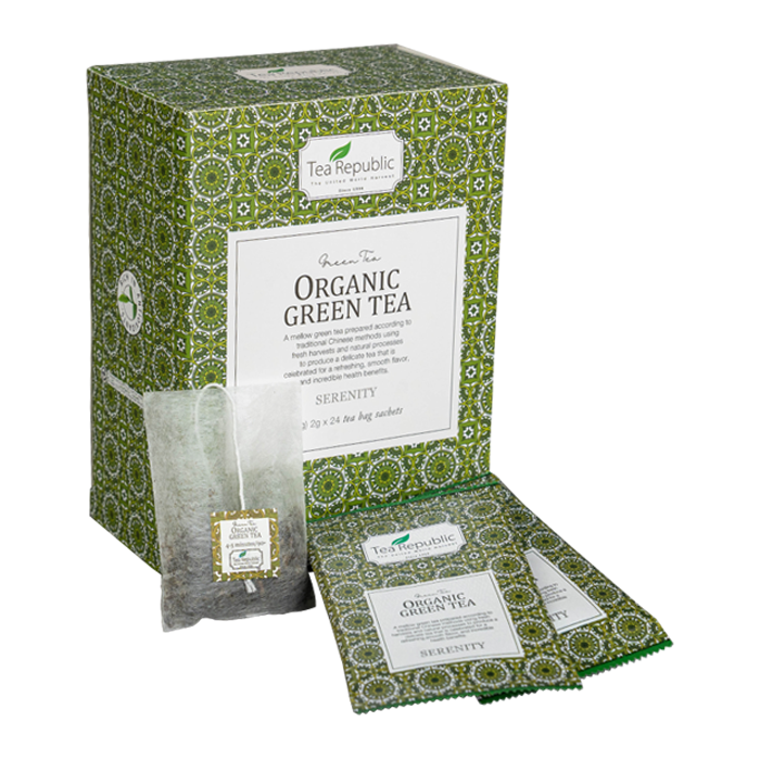 Organic Green Tea Box - 24 Sachet | dr.CAFE Online Store